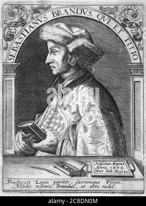 Sebastian Brant, German humanist and satirist, best known for his ...