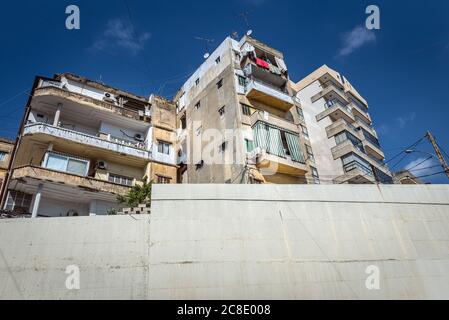 Charles Malek Avenue in Achrafieh quarter of Beirut, Lebanon Stock ...