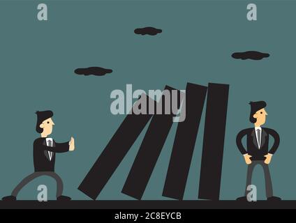 saboteur businessman cartoon illustration Stock Vector Image & Art - Alamy