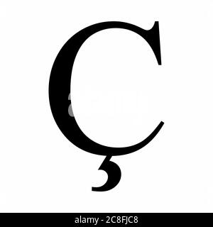 Latin letter C. Vector. Logo for the company. Icon for the site ...