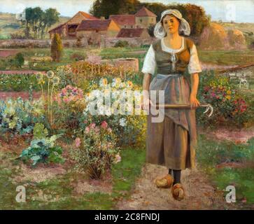 Beauduin Jean - in the Garden - Belgian School - 19th and Early 20th ...