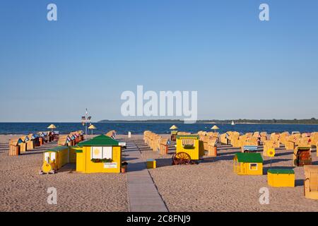 Beach chair near the Baltic Sea, Germany Stock Photo - Alamy