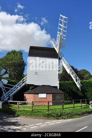 Windmill, Cromer, Hertfordshire, England, UK Stock Photo - Alamy