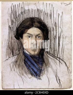 Self-Portrait, Pablo Picasso, 1901 Stock Photo - Alamy