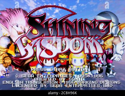 Shining Wisdom - Sega Saturn Videogame - Editorial use only Stock Photo ...