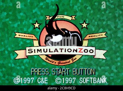 Simulation Zoo - Sega Saturn Videogame - Editorial use only Stock Photo ...