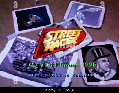 Street Racer - Sega Saturn Videogame - Editorial use only Stock Photo ...