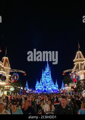 People visit Magic Kingdom Park at Walt Disney World Resort in Lake ...
