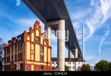 Neue Rügenbrücke - New Rugen Bridge over the Strelasund, connecting ...