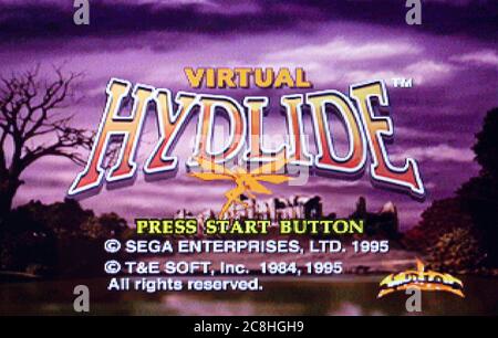 Virtual Hydlide - Sega Saturn Videogame - Editorial use only Stock Photo - Alamy