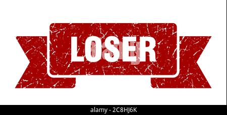 loser ribbon sign. loser vintage retro band Stock Vector Image & Art ...