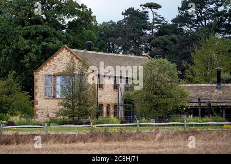 David and Victoria Beckham's Cotswolds estate near Great Tew in ...