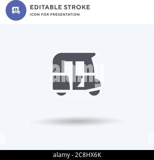 Set Indian motor rickshaw car. Asian tuk tuk. Vector illustration Stock ...