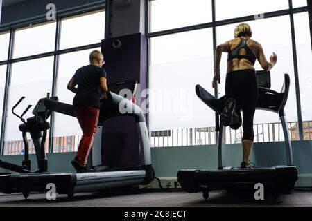 Anytime Fitness, Worthing, UK. 25th July, 2020. People return as Gyms ...
