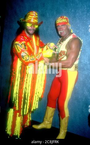 Randy Savage Macho Man Hulk Hogan 1995 Photo By John Barrett/PHOTOlink ...
