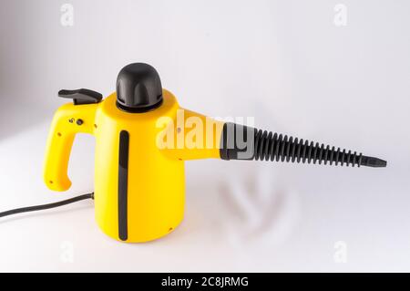 Picture of Yellow Hot Vapor Cleaning Machine Stock Photo - Alamy