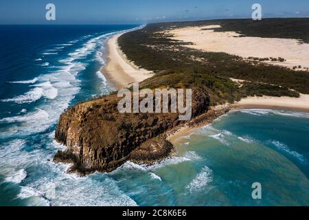 Indian Head Sand Dunes Fraser Island East Coast Australia Stock Photo ...