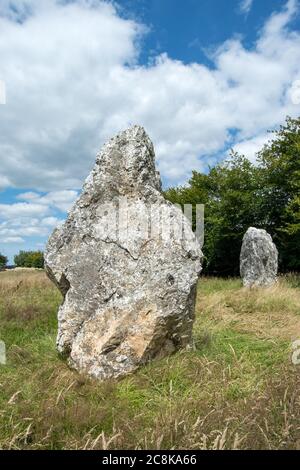 Duloe Stone Circle, Ancient Site, Cornwall UK Stock Photo - Alamy
