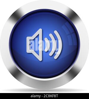 Volume blue gradient concept icon Stock Vector Image & Art - Alamy