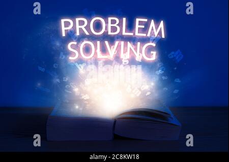 Problem solving and brainstorming concept. Problem solved. Question ...