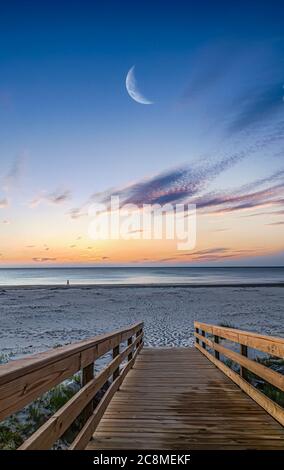 Under a boardwalk Stock Photo - Alamy