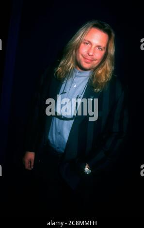 Musician/singer Vince Neil of Motley Crue (R) and guest attend Billy ...