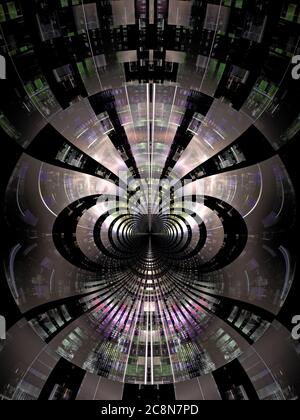 3D-illustration of a particle accelerator Stock Photo - Alamy