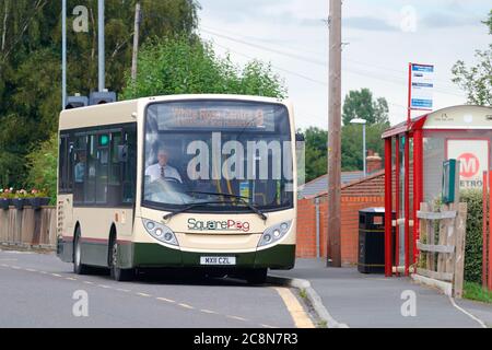 The number 9 bus that does a circular route in Leeds Stock Photo - Alamy