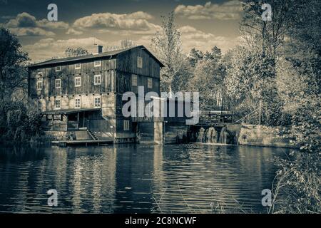 The Grabia River in the center of Poland Stock Photo - Alamy