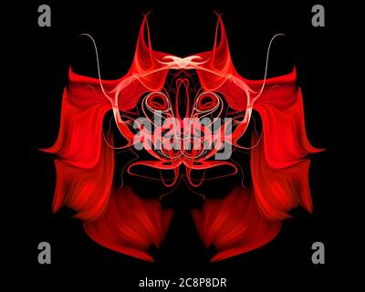 Cartoon red devil satan or Lucifer demon face with horns and a goatee ...