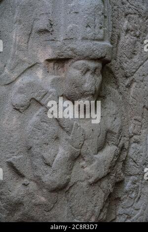 Stela of the King, Olmec sculpture, La Venta Museum-Park, pre-Columbian ...