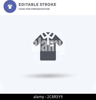 Uniform icon vector, filled flat sign, solid pictogram isolated on ...