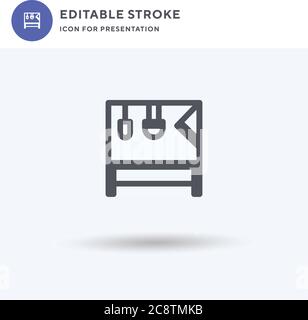 Trapeze vector icon isolated on transparent background, Trapeze logo ...