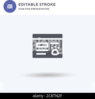 Pedigree icon vector, filled flat sign, solid pictogram isolated on ...