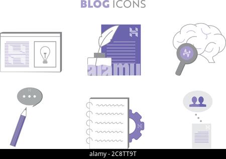 Copyright, Creativity and Internet line icons. For web app, printing ...