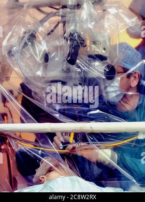 AWAKE BRAIN SURGERY Stock Photo - Alamy