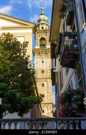 Breno, Brescia, Lombardy, Italy: historic town in the Oglio valley ...