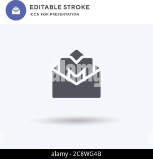 Gmail Logotype Flat Vector Illustration Stock Vector Image & Art - Alamy