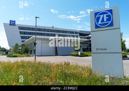 Germany: ZF Group global headquarters in Friedrichshafen. ZF is the ...