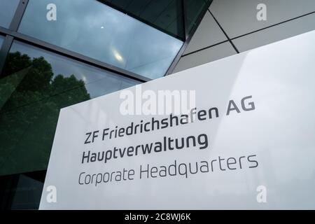 Germany: ZF Group global headquarters in Friedrichshafen. ZF is the ...