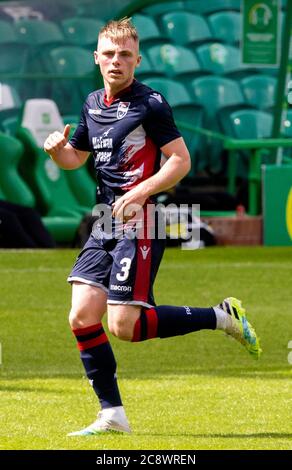 Ross County Josh Reid during the Scottish Premiership match at Ibrox ...
