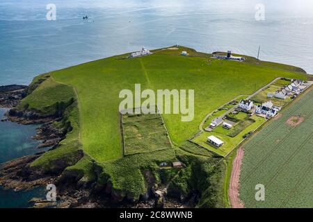 St Anne's Lighthouse at St Anne's Head Dale in Pembrokeshire, West ...