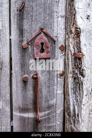 Traditional stone houses and misty landscapes of Trovit and Elevit ...