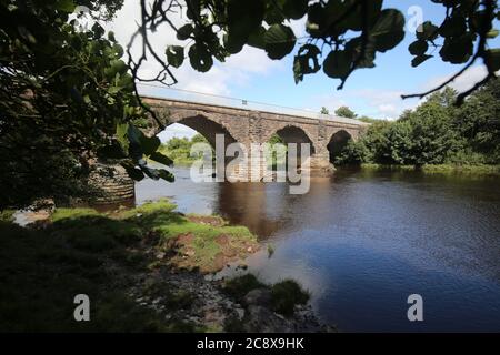 Scotland, Ayrshire, July 2020 Laigh Milton Viaduct:or Milton Bridge ...