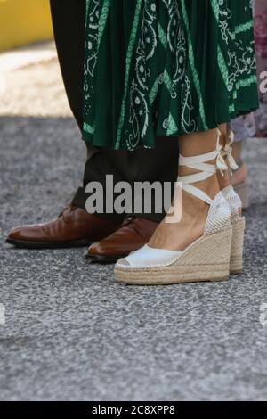 Cizur Menor, Spain. 27th July, 2020. ***NO SPAIN*** King Felipe VI of ...
