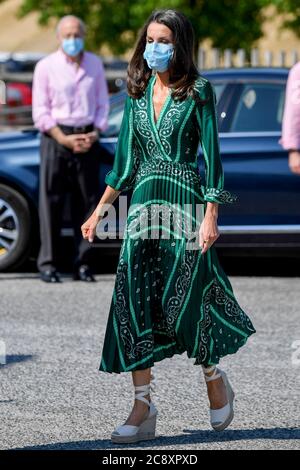 Cizur Menor, Spain. 27th July, 2020. ***NO SPAIN*** King Felipe VI of ...