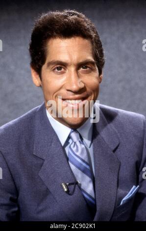 Roy Firestone, television sports reporter Stock Photo - Alamy
