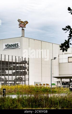 Head office of the Toennies group in Rheda-Wiedenbrueck on July 27 ...