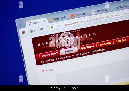 Ryazan, Russia - June 16, 2018: Homepage of JavFor website on the ...