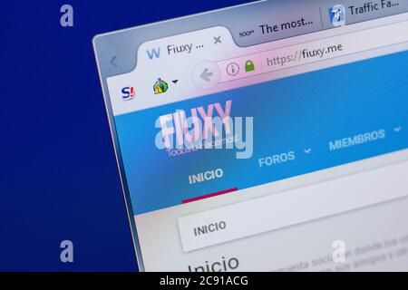 Ryazan, Russia - June 16, 2018: Homepage of JavFor website on the ...